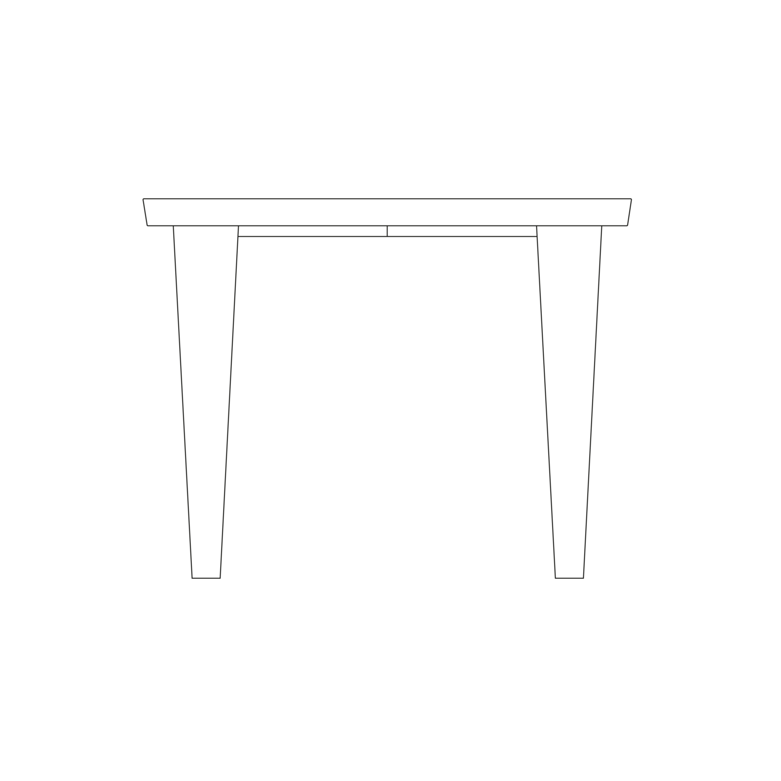 Pierre Jeanneret square table by Phantom Hands | Phantom Hands