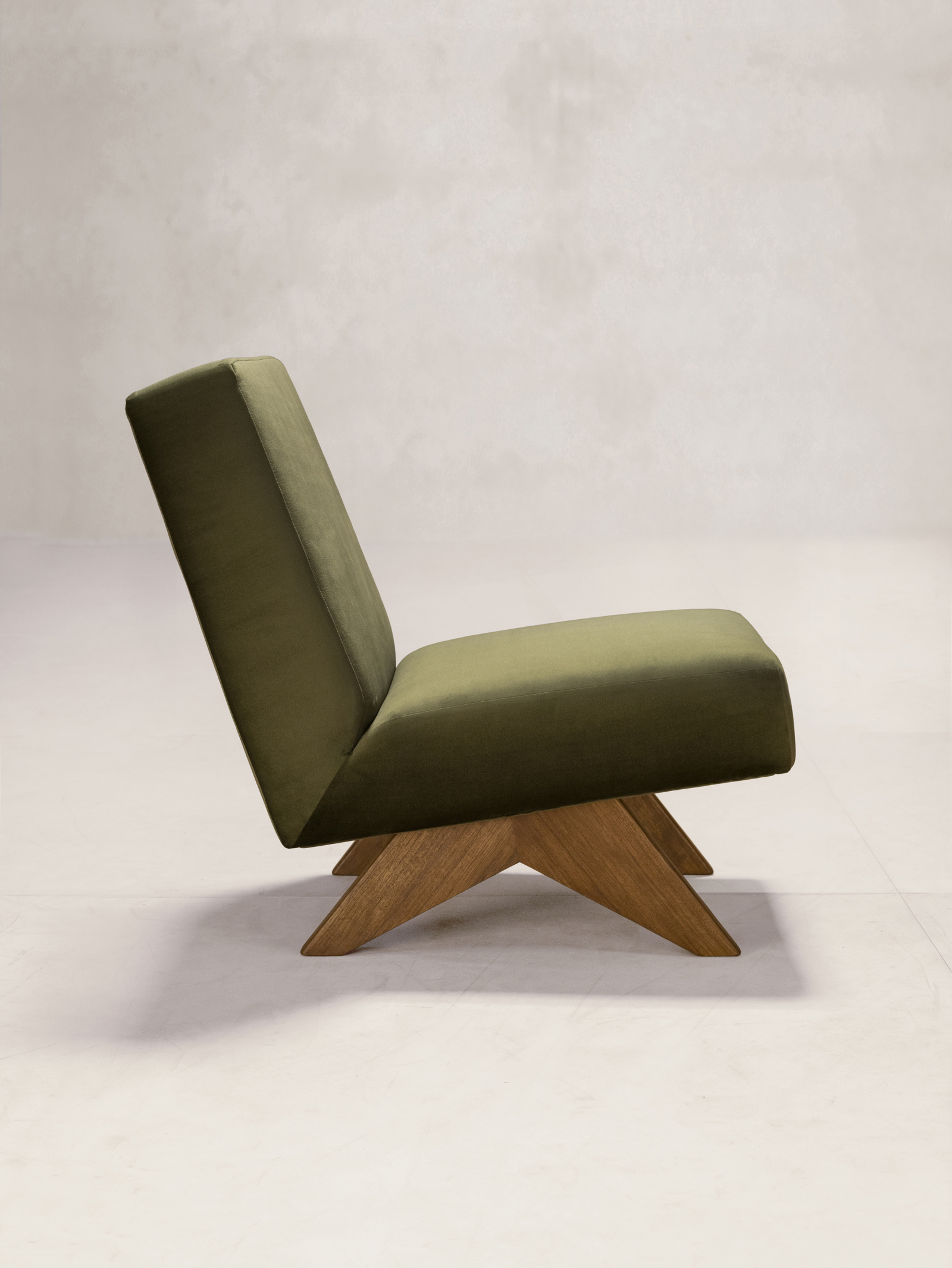 Upholstered Armless Chair | Phantom Hands